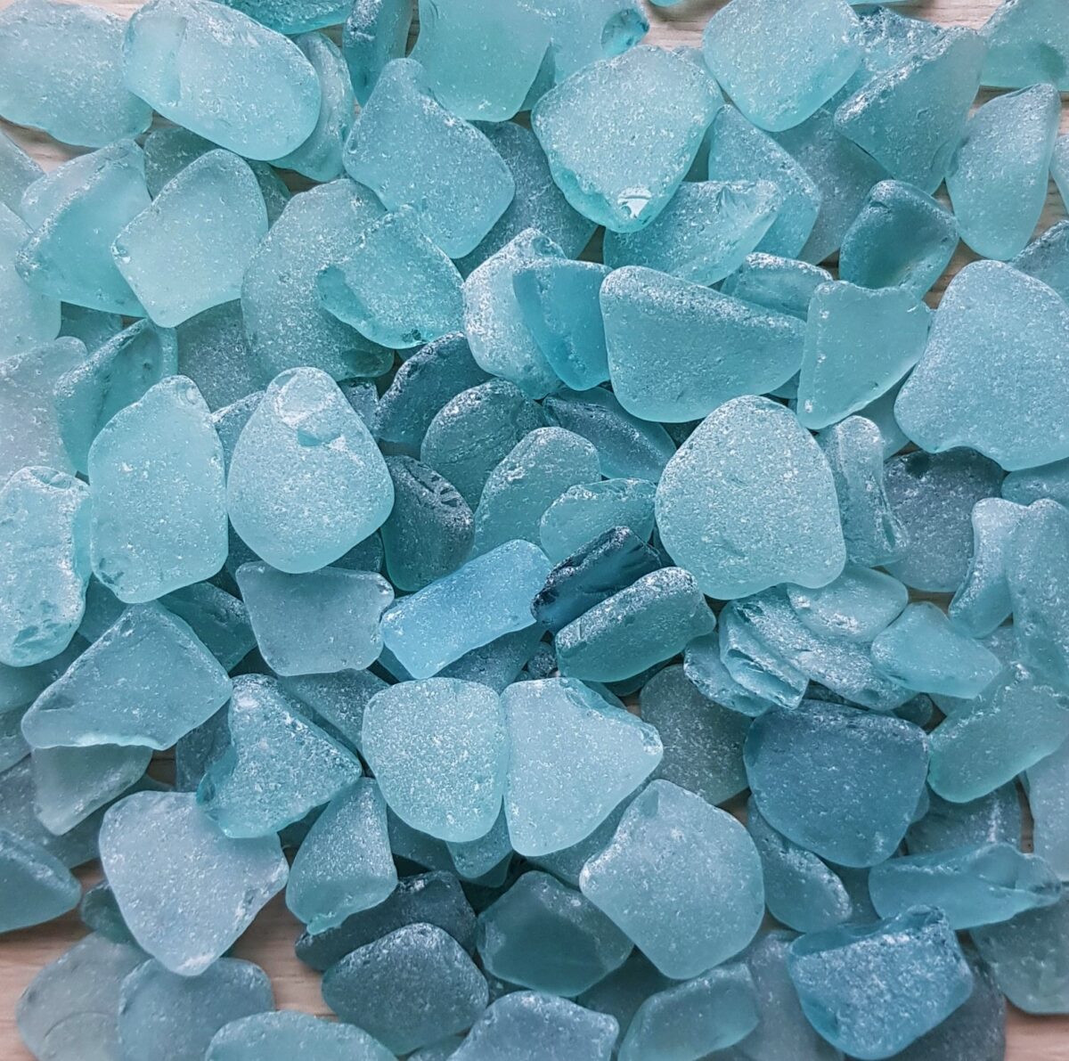 Genuine Aqua Sea Glass for Crafts 1/2-2 pounds